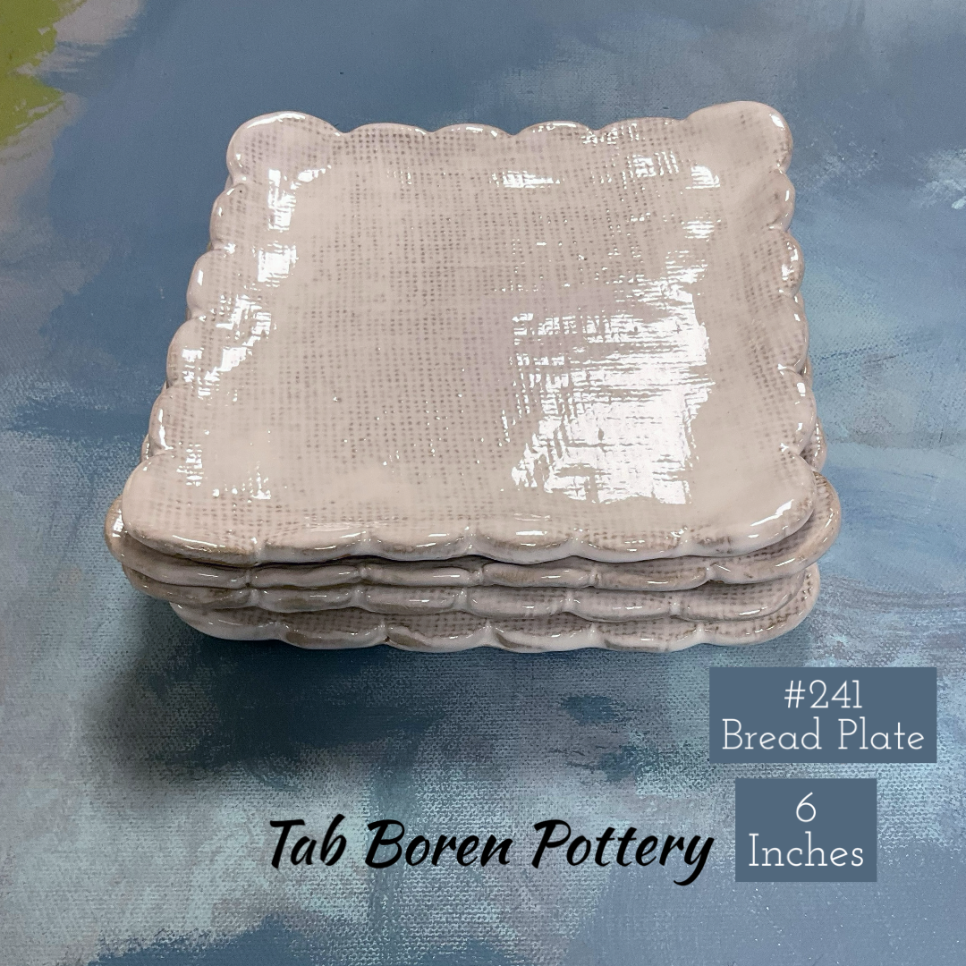 #241 Bread Plate | Tab Boren Pottery