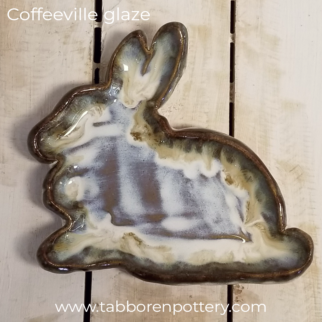 #115 Rabbit Plate | Tab Boren Pottery