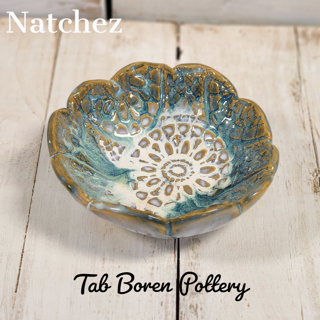 #232 Lace Bowl | Tab Boren Pottery