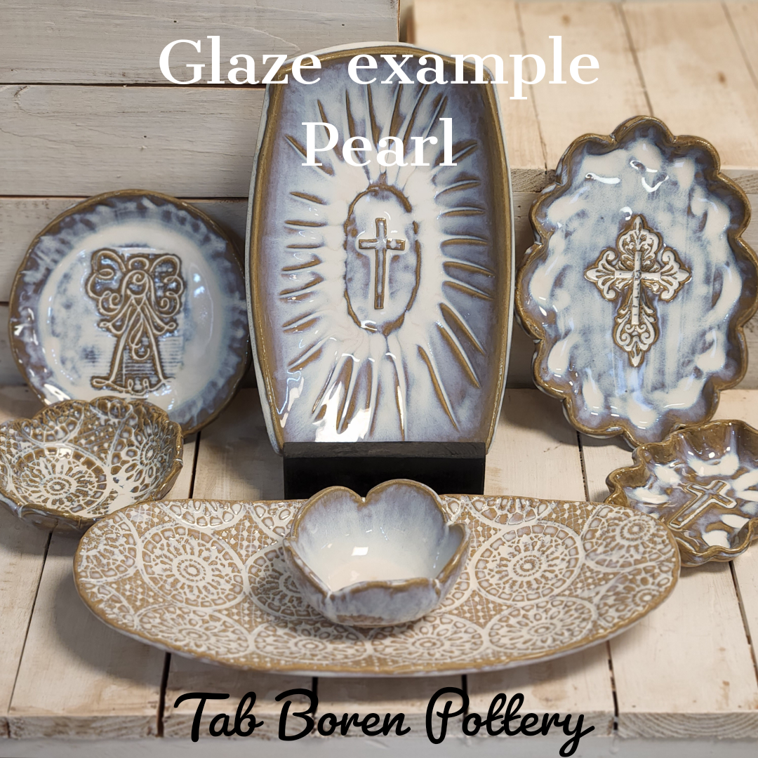 #168 Angel Plate | Tab Boren Pottery