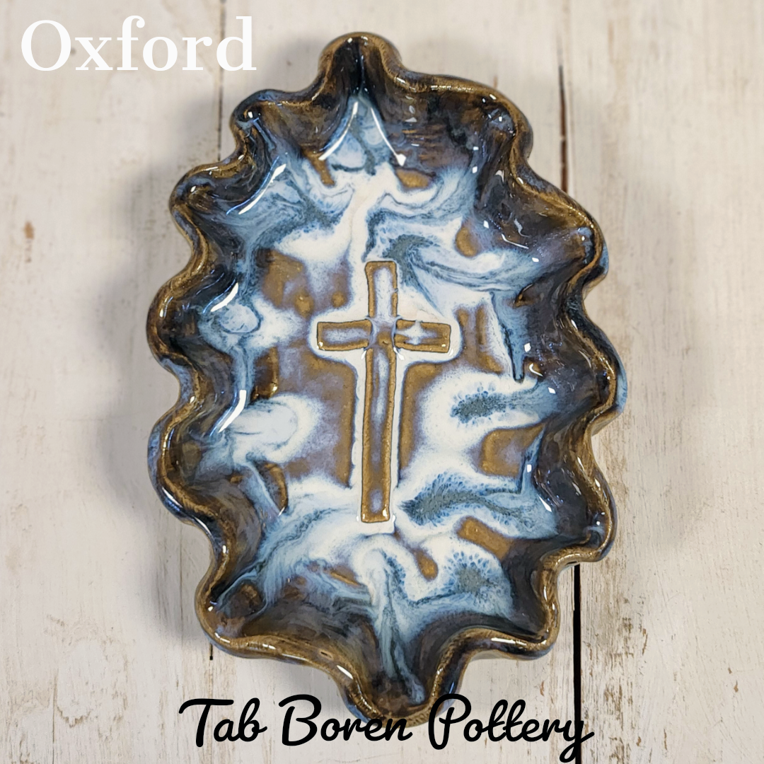 #236 Cross Dish | Tab Boren Pottery