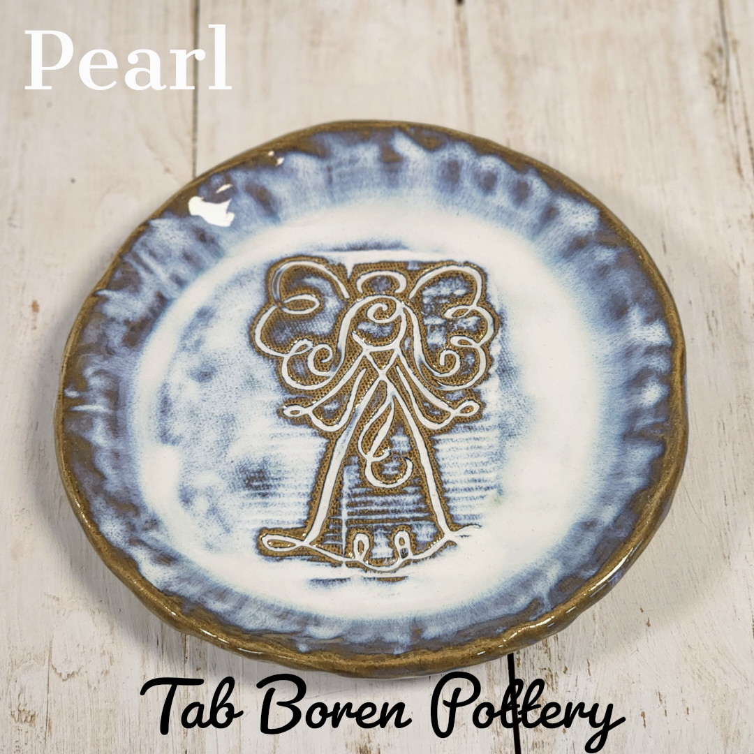 #169 Angel Plate | Tab Boren Pottery