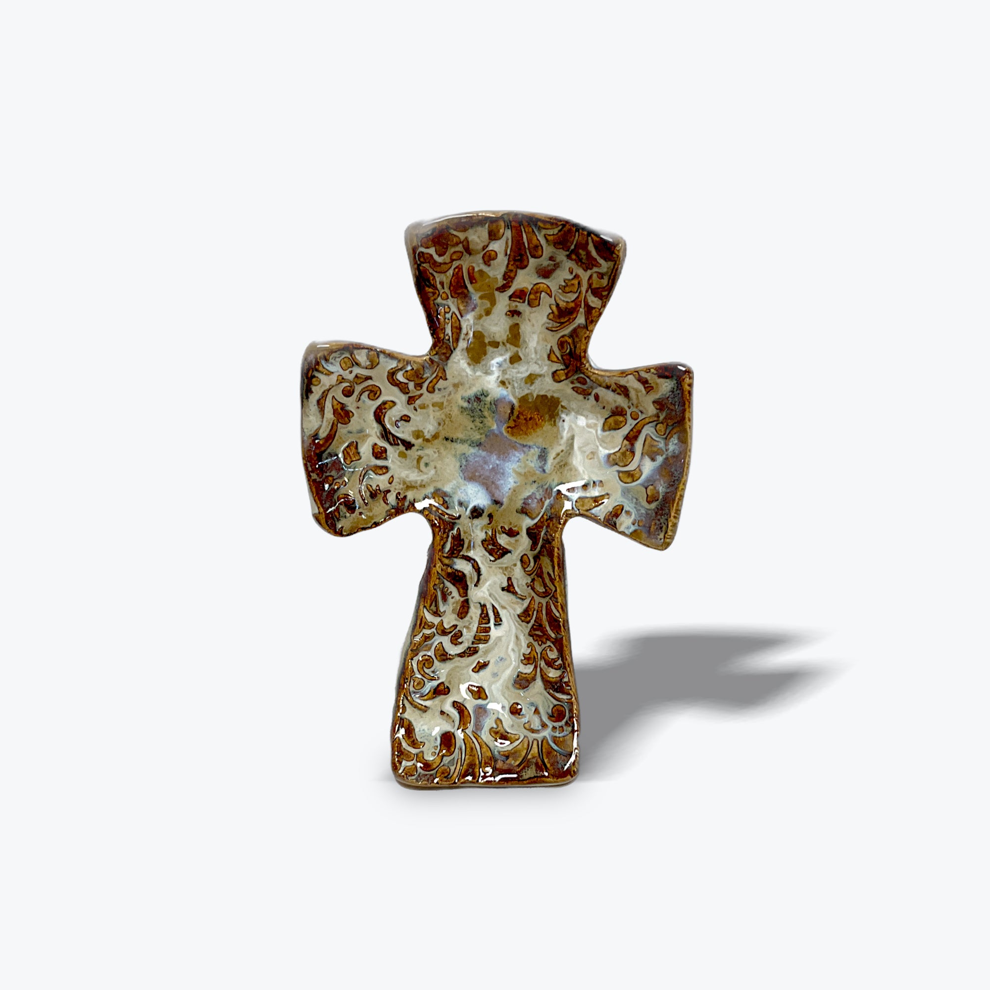 Prayer cross #5114 | Tab Boren Pottery