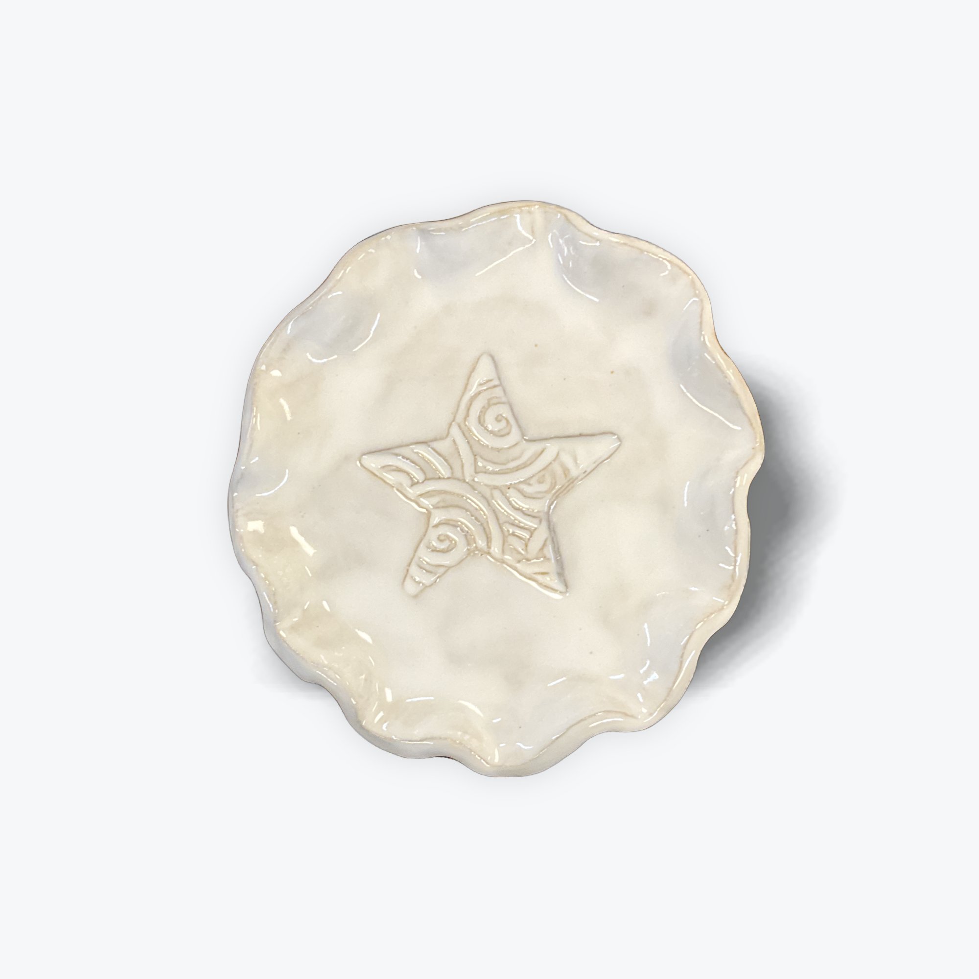 #366 Christmas star dish | Tab Boren Pottery