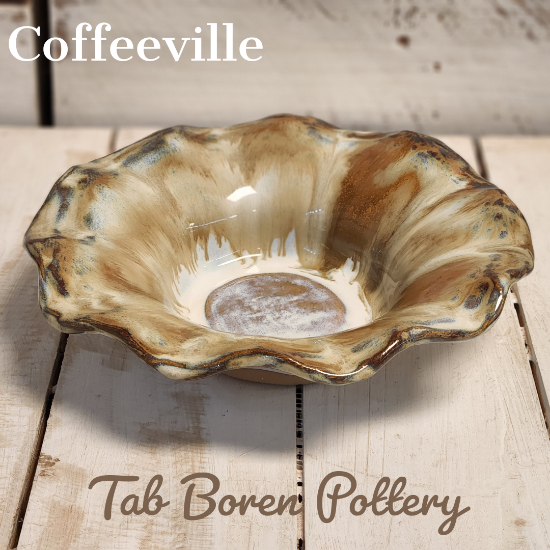 #131 Fluted Medium Bowl | Tab Boren Pottery