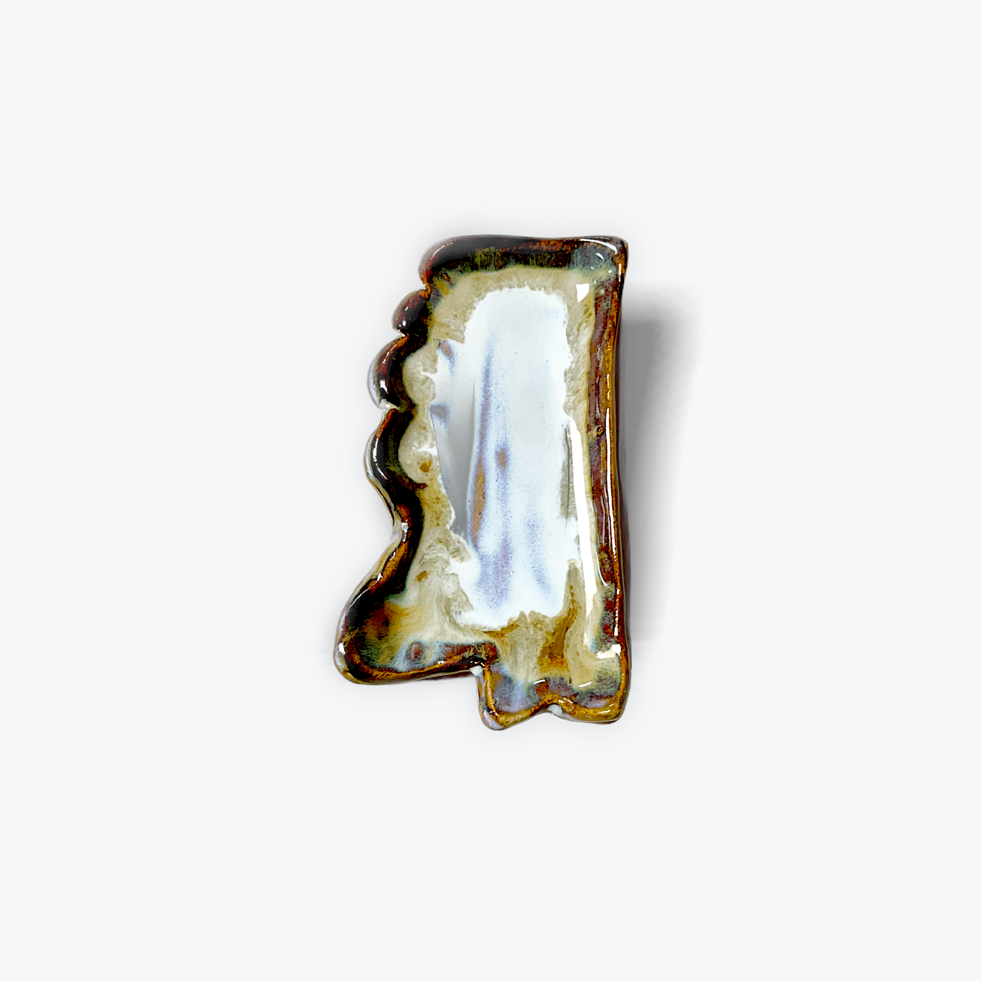 #124 Small State Tray | Tab Boren Pottery