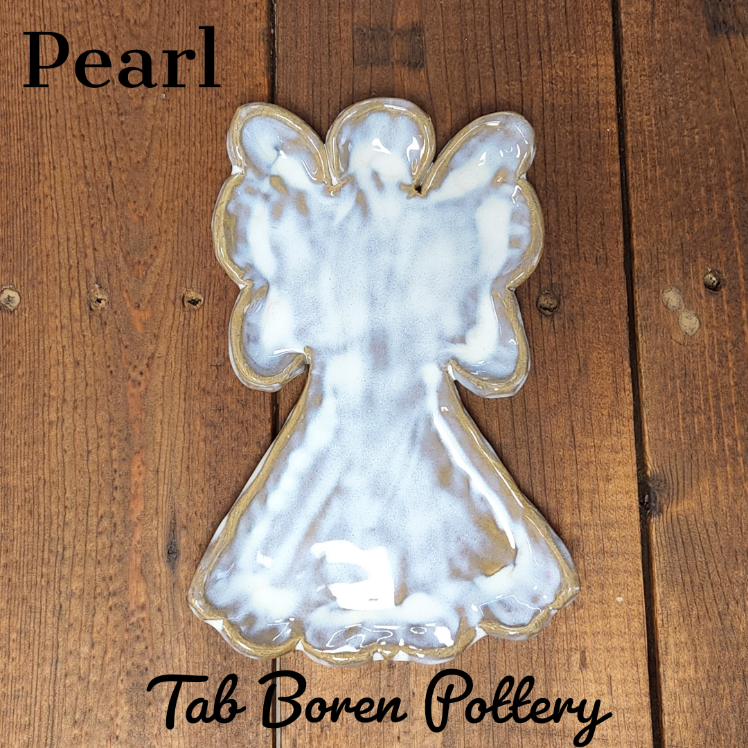 #98 Angel shaped tray | Tab Boren Pottery