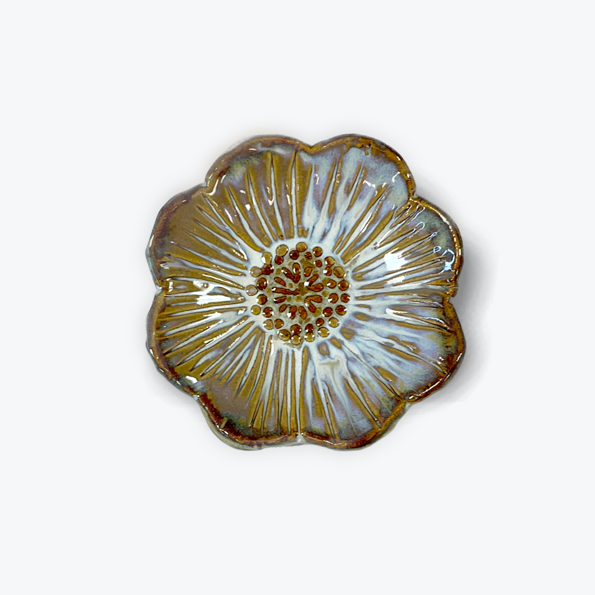 #203 Flower dish | Tab Boren Pottery